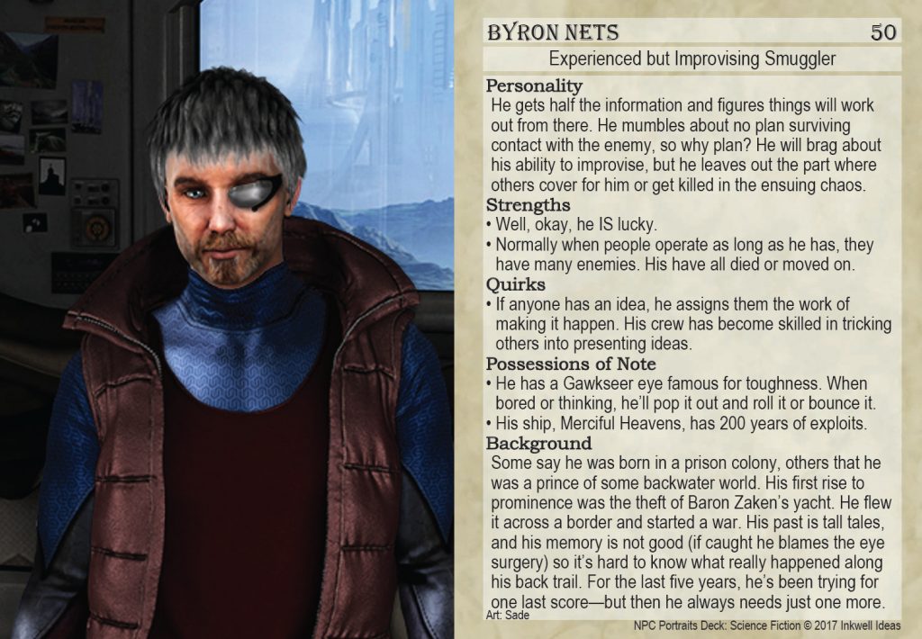 Two New Card Decks Released: NPC Portraits Deck: Science Fiction and ...