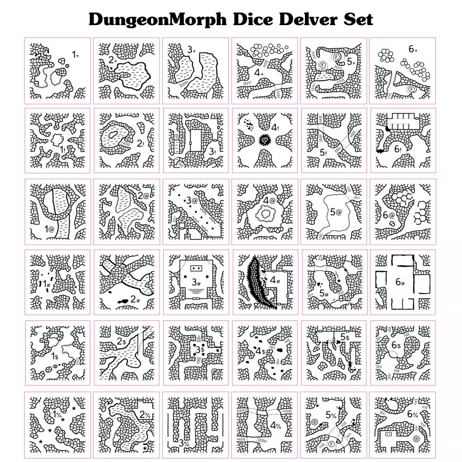 New DungeonMorph Dice Coming Soon – Inkwell Ideas