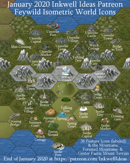 Feywild Patreon Previews – Inkwell Ideas