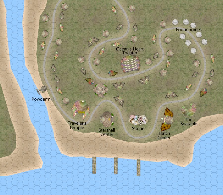 Shellville: Shell Buildings Village/Town Map – Inkwell Ideas