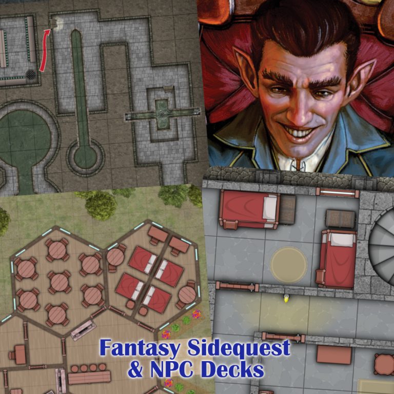 More Sidequest & NPC Portraits Decks Free Samples – Inkwell Ideas